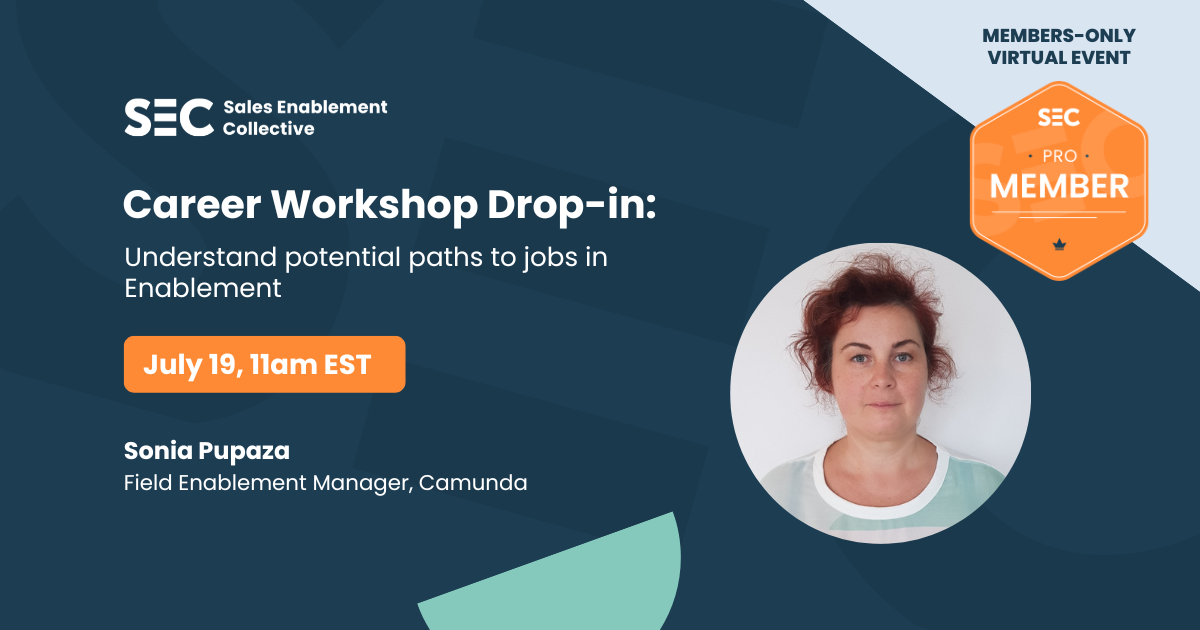 Sales Enablement Collective: Career workshop drop-in