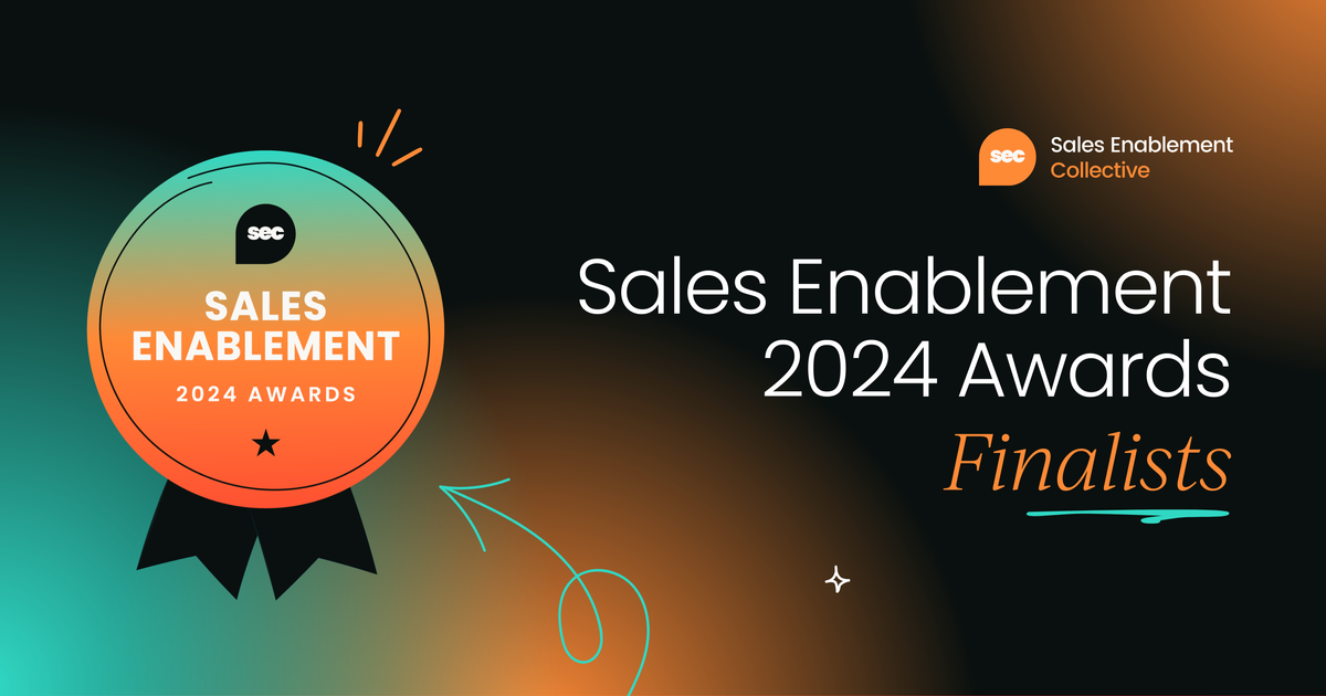 Sales Enablement Collective Awards 2024: Your finalists