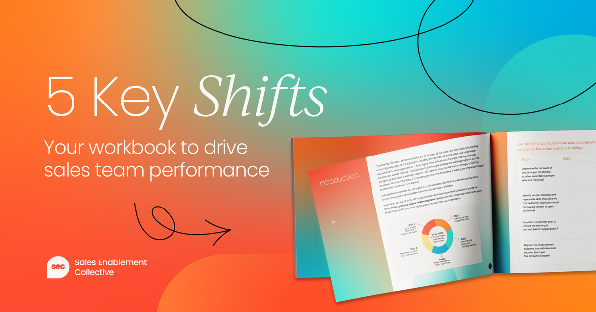 5 Key Shifts: Your workbook to drive sales team performance