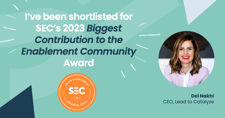 2023 Sales Enablement Award shortlist | SEC